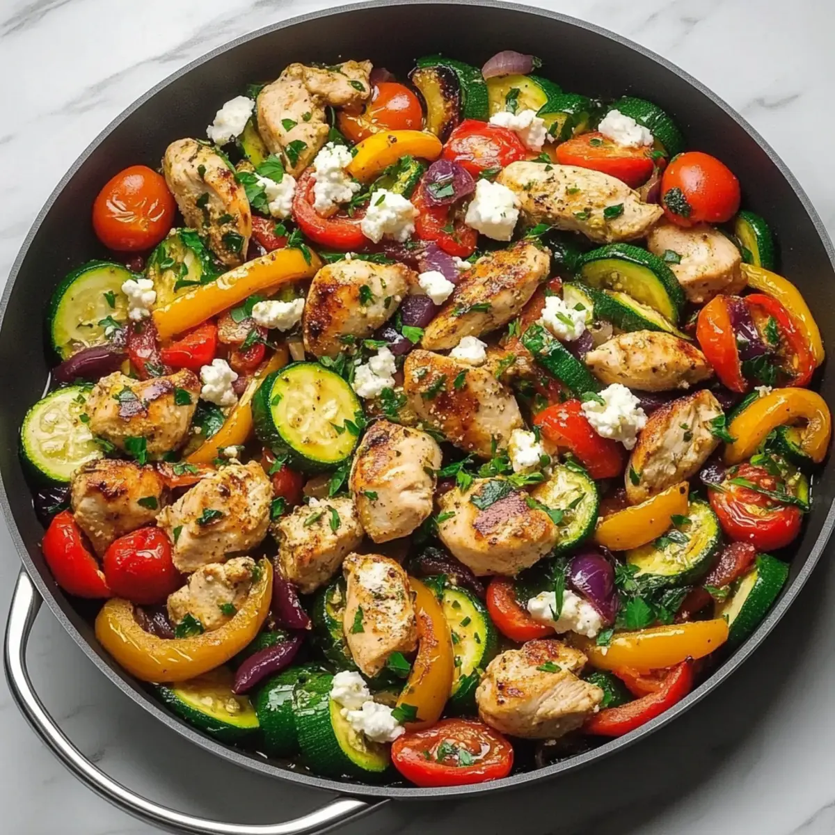 Easy Mediterranean Chicken Stir Fry: Delicious One-Pan Meal