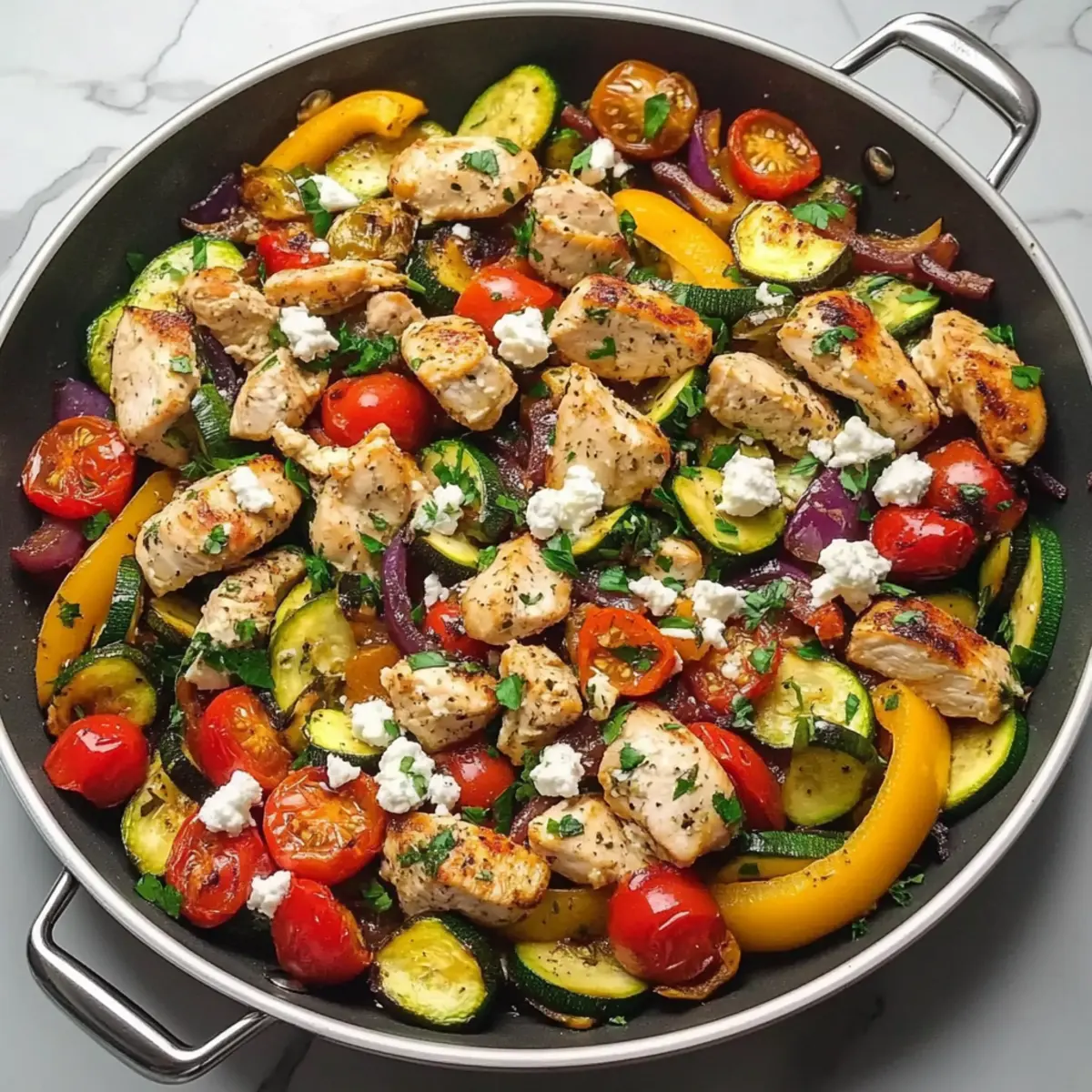 Easy Mediterranean Chicken Stir Fry: Delicious One-Pan Meal