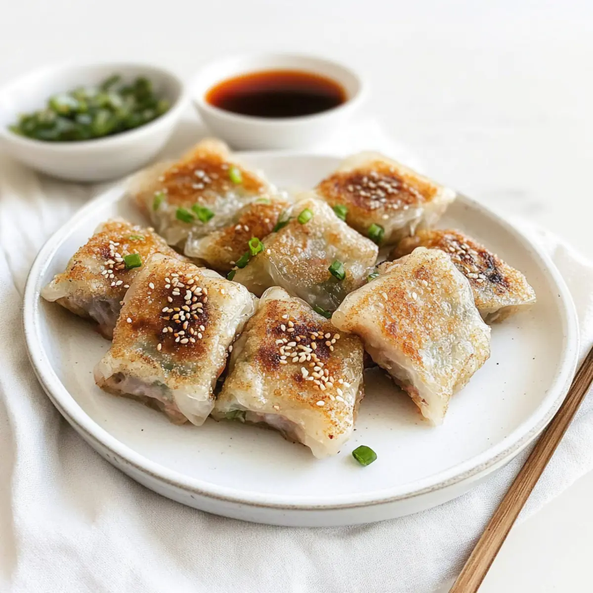 Irresistible Crispy Rice Paper Dumplings: Easy Vegan Delight