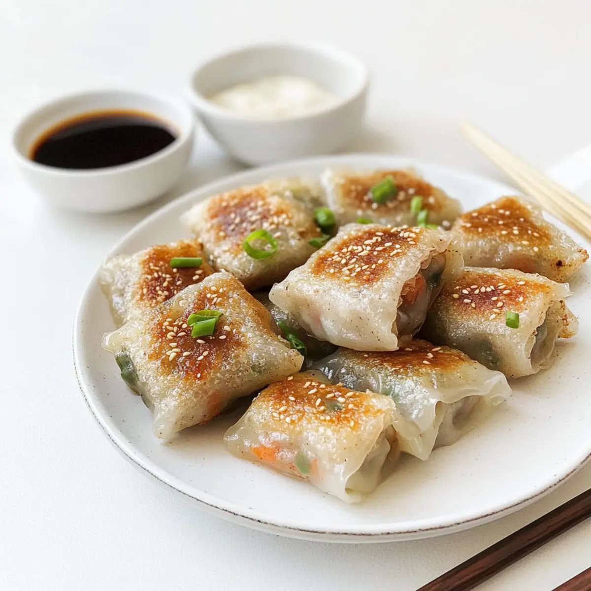 Irresistible Crispy Rice Paper Dumplings: Easy Vegan Delight