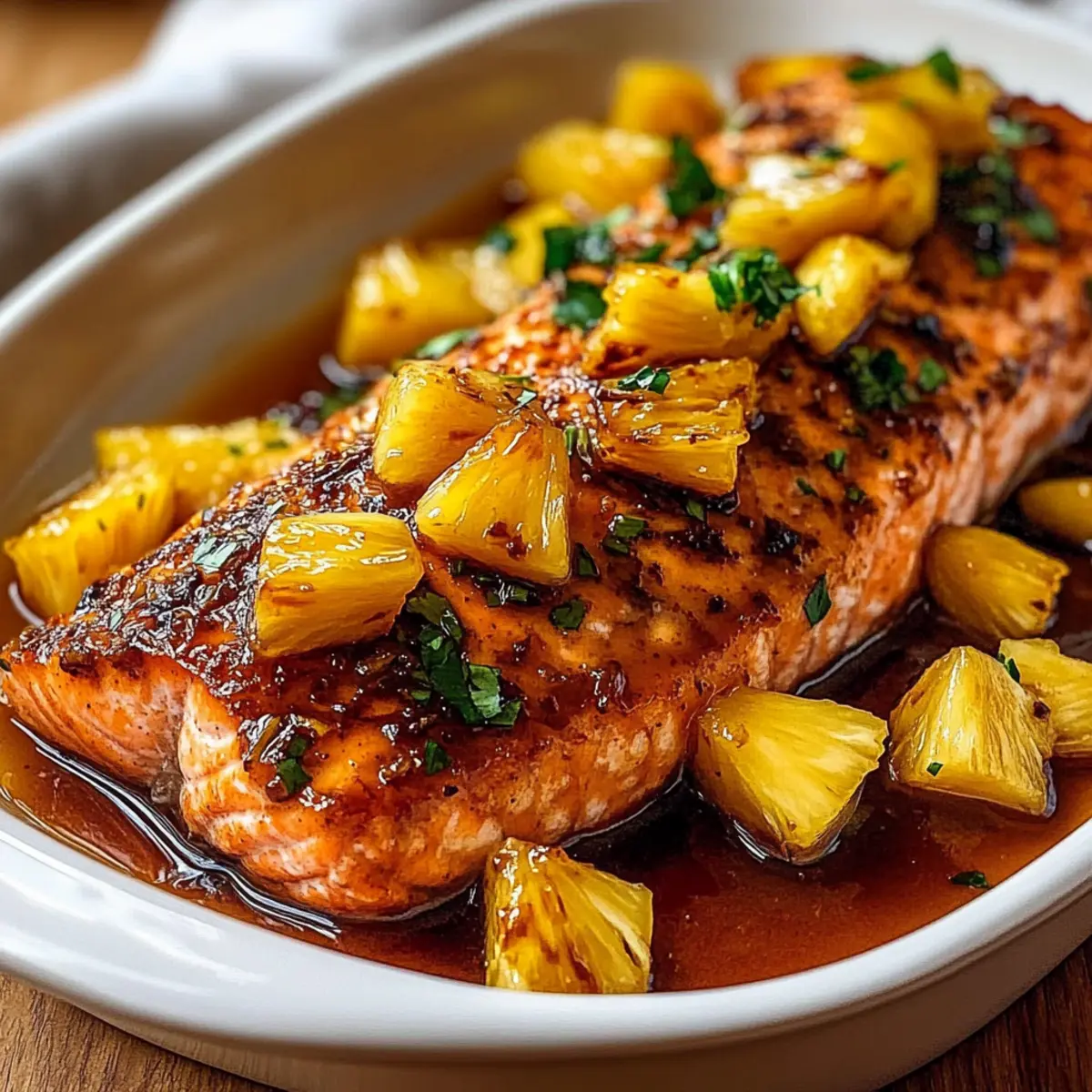 Pineapple Glazed Salmon: Irresistibly Sweet & Savory