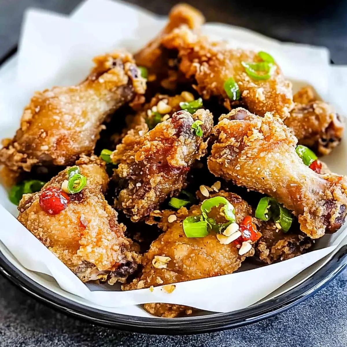 Irresistibly Crispy Chinese Salt and Pepper Chicken Wings
