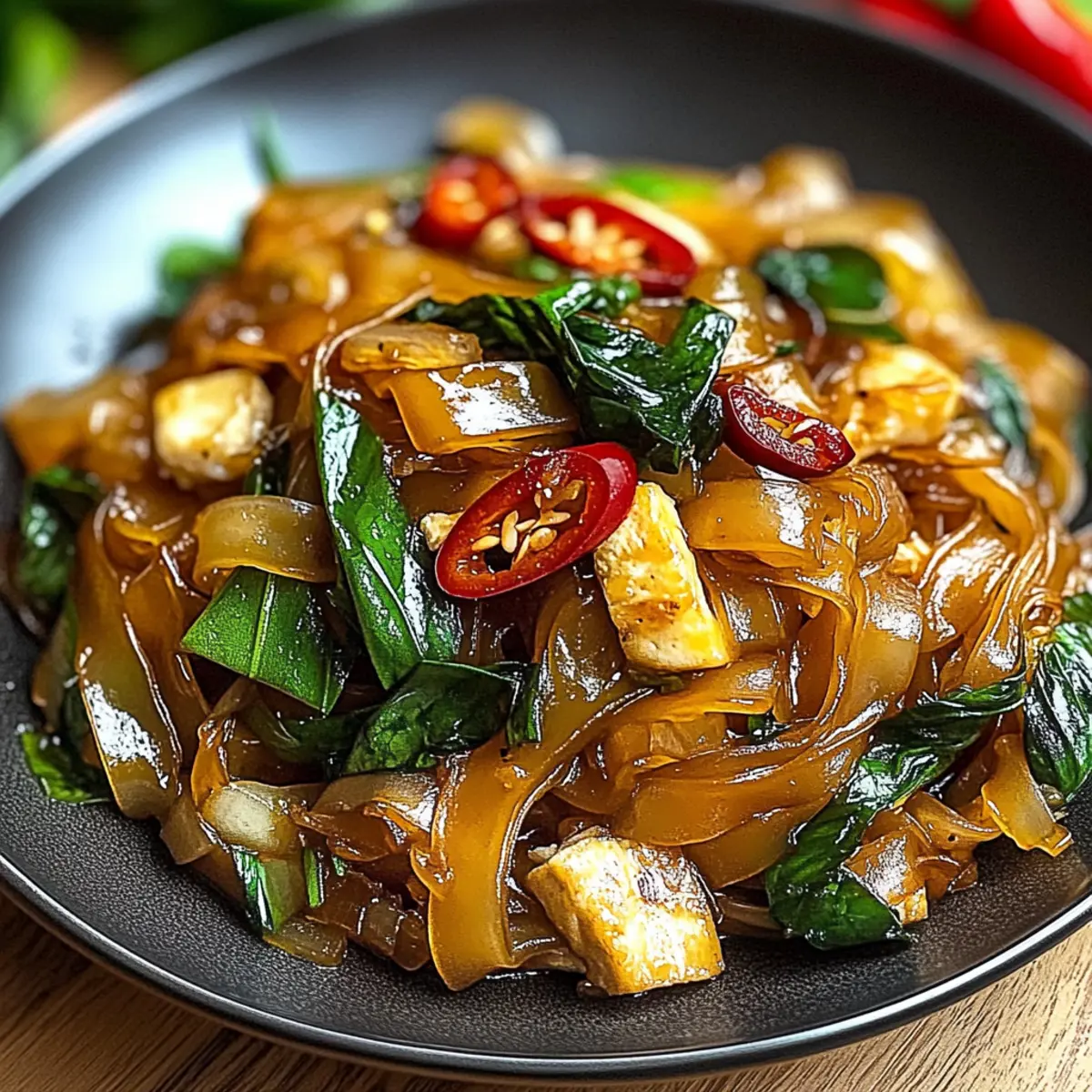 Easy Street Style Thai Drunken Noodles: Delicious and Quick