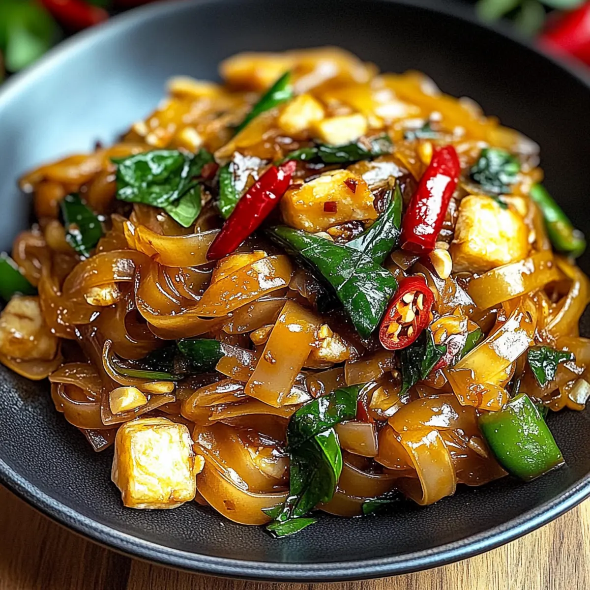 Easy Street Style Thai Drunken Noodles: Delicious and Quick