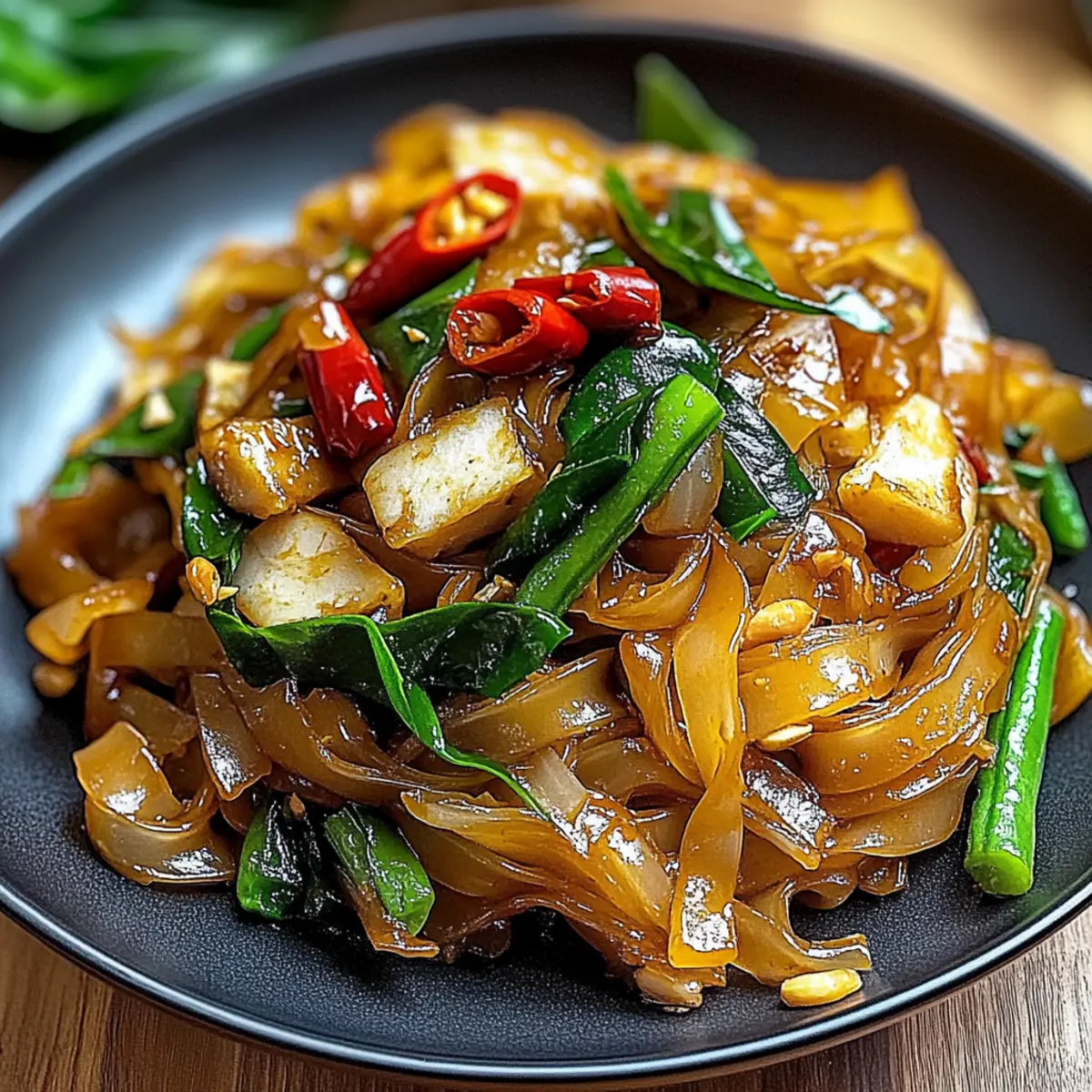 Easy Street Style Thai Drunken Noodles: Delicious and Quick