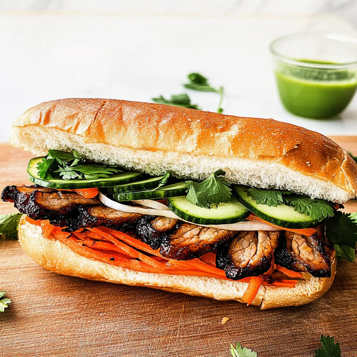 Irresistible Bahn Mi Sandwich with Zesty Lemongrass Twist