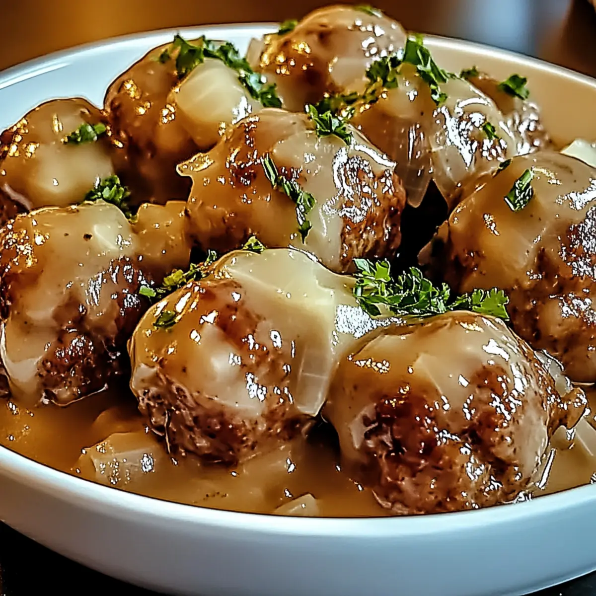 Crock Pot French Onion Meatballs: Savory Comfort Made Easy