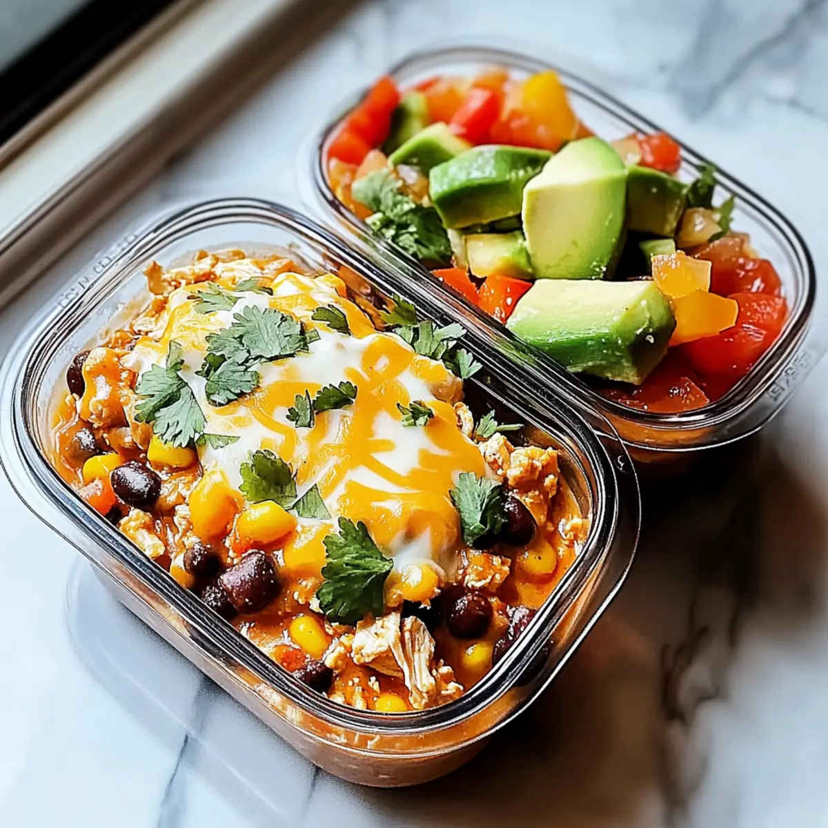 Ultimate High-Protein Chicken Cottage Cheese Enchilada Bowls