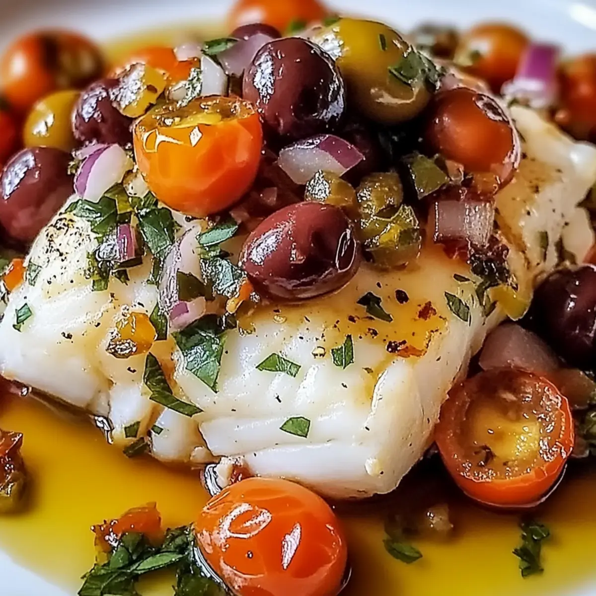 Ultimate Mediterranean Baked Cod with Olives - A Delicious Dinner