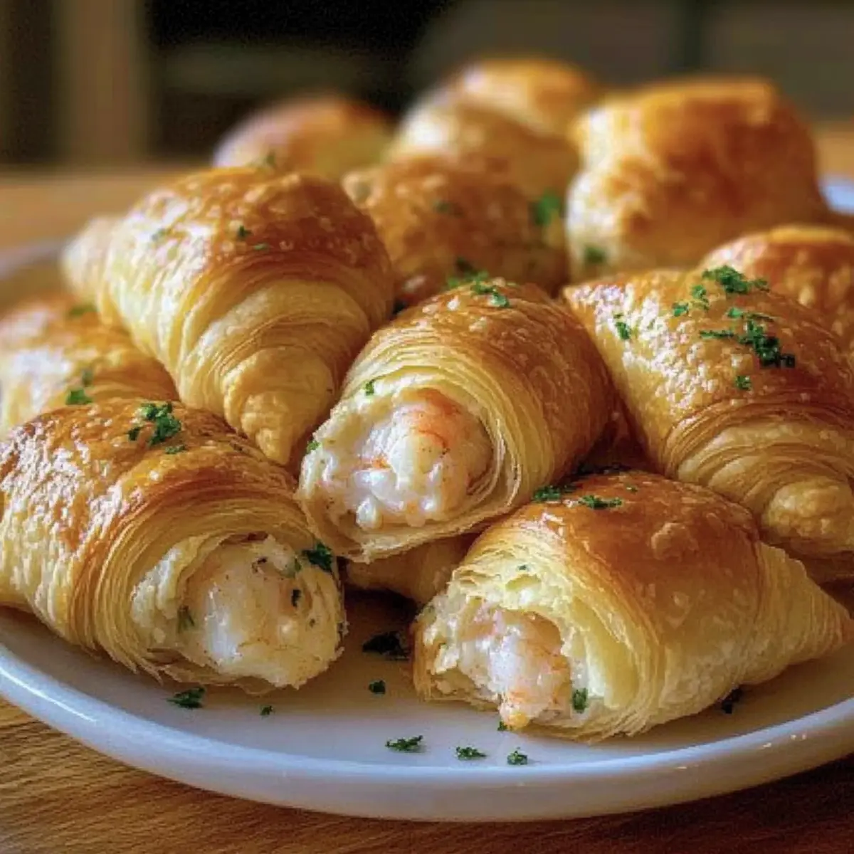 Irresistible Shrimp and Crab Stuffed Crescent Bombs