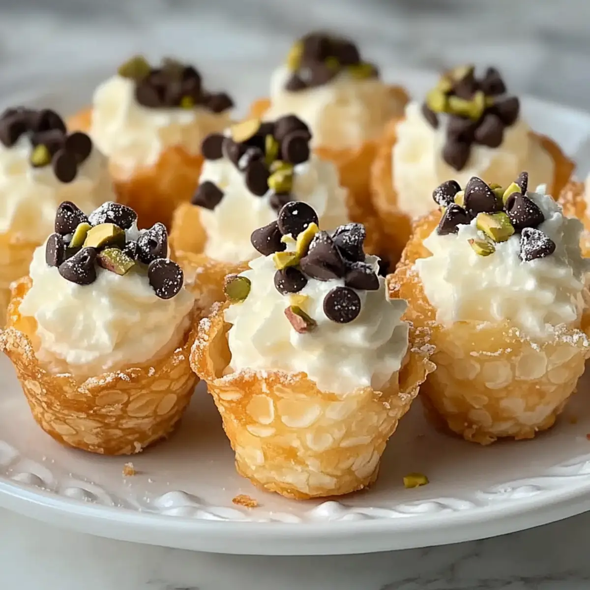 Irresistible Cannoli Bites: Crispy Treats with Sweet Cream