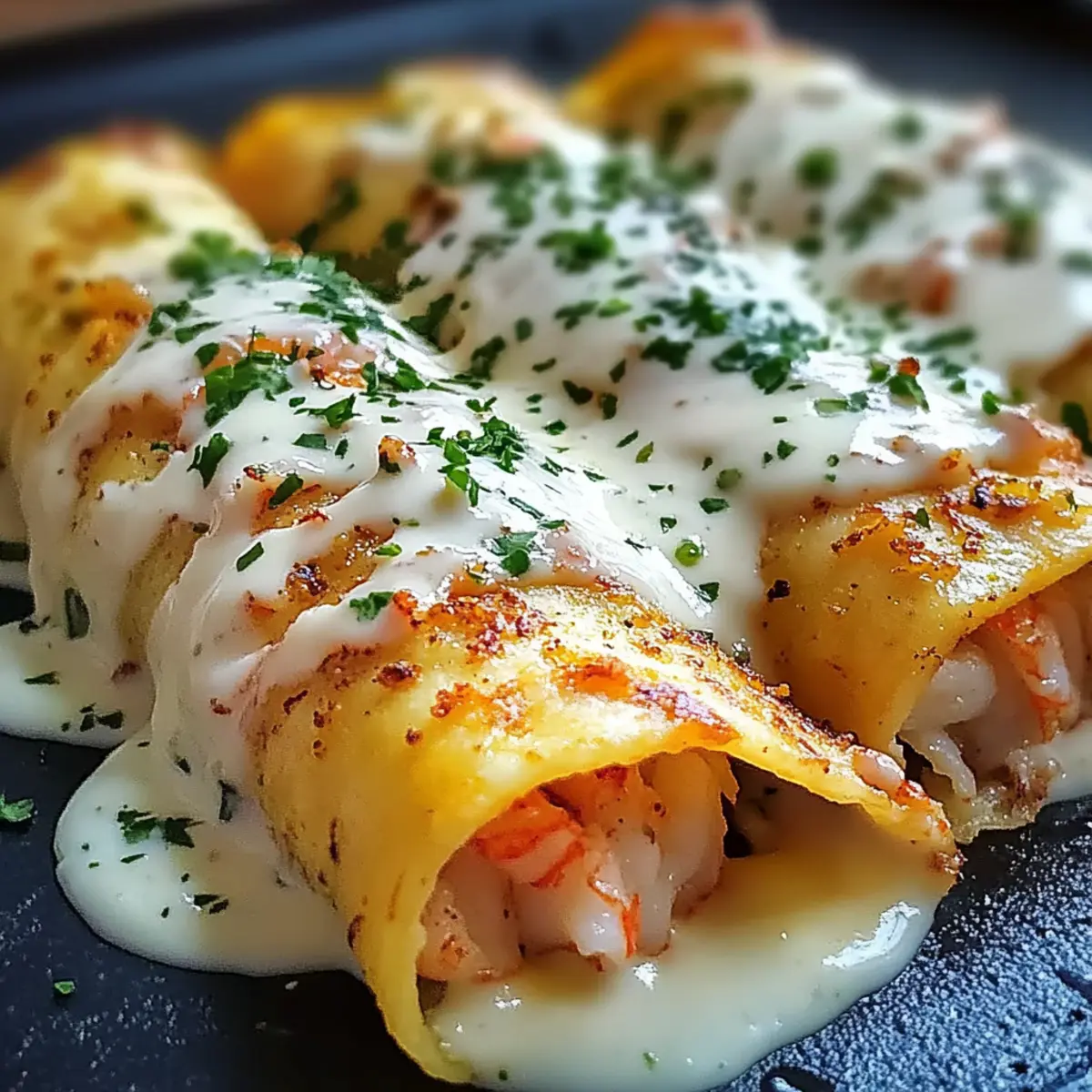 Irresistible Cheesy Crab and Shrimp Tortilla Bombs