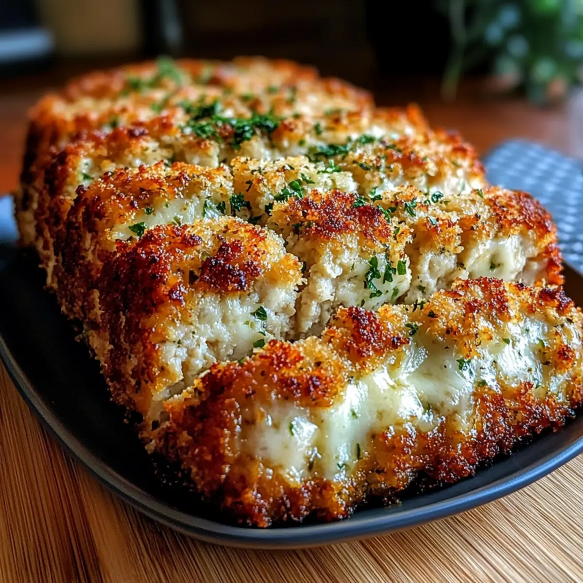Irresistible Parmesan Chicken Meatloaf: A Comforting Delight